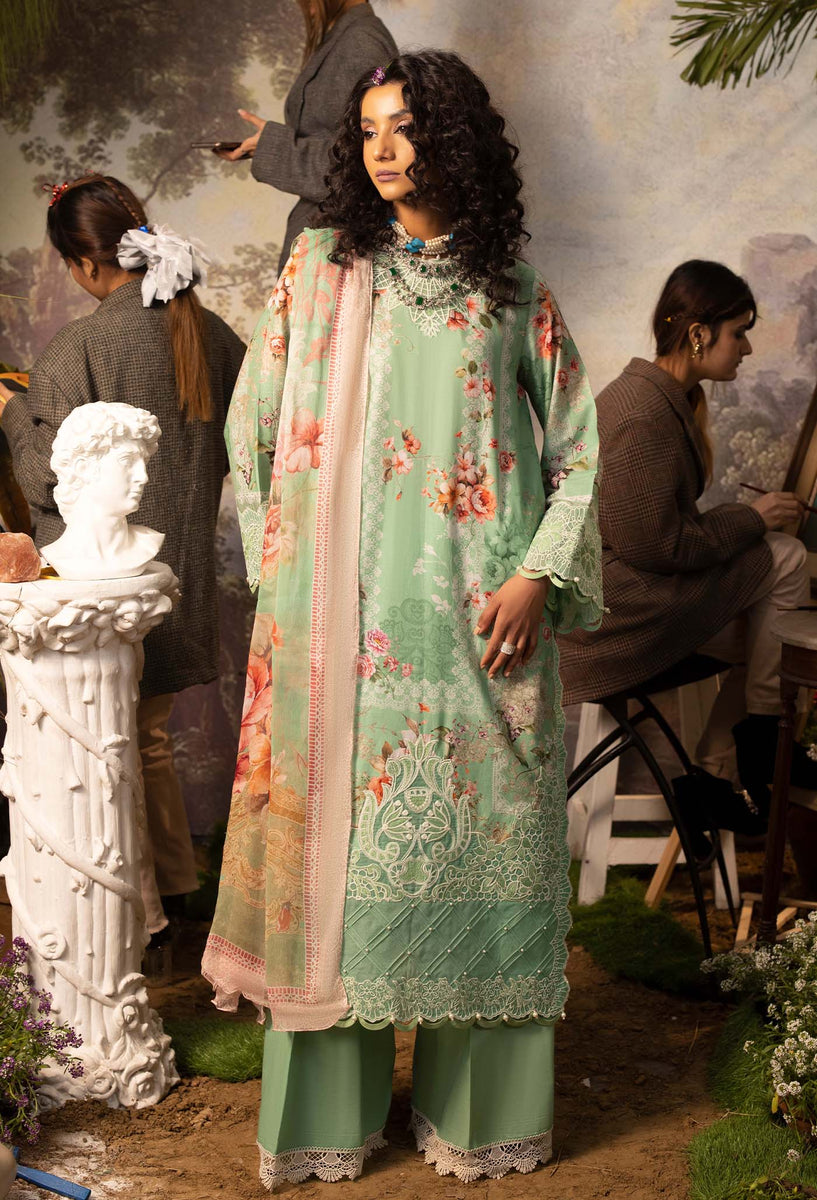 Adan's Libas Signature Print Lawn Collection 2024 – 5863 – YourLibaas