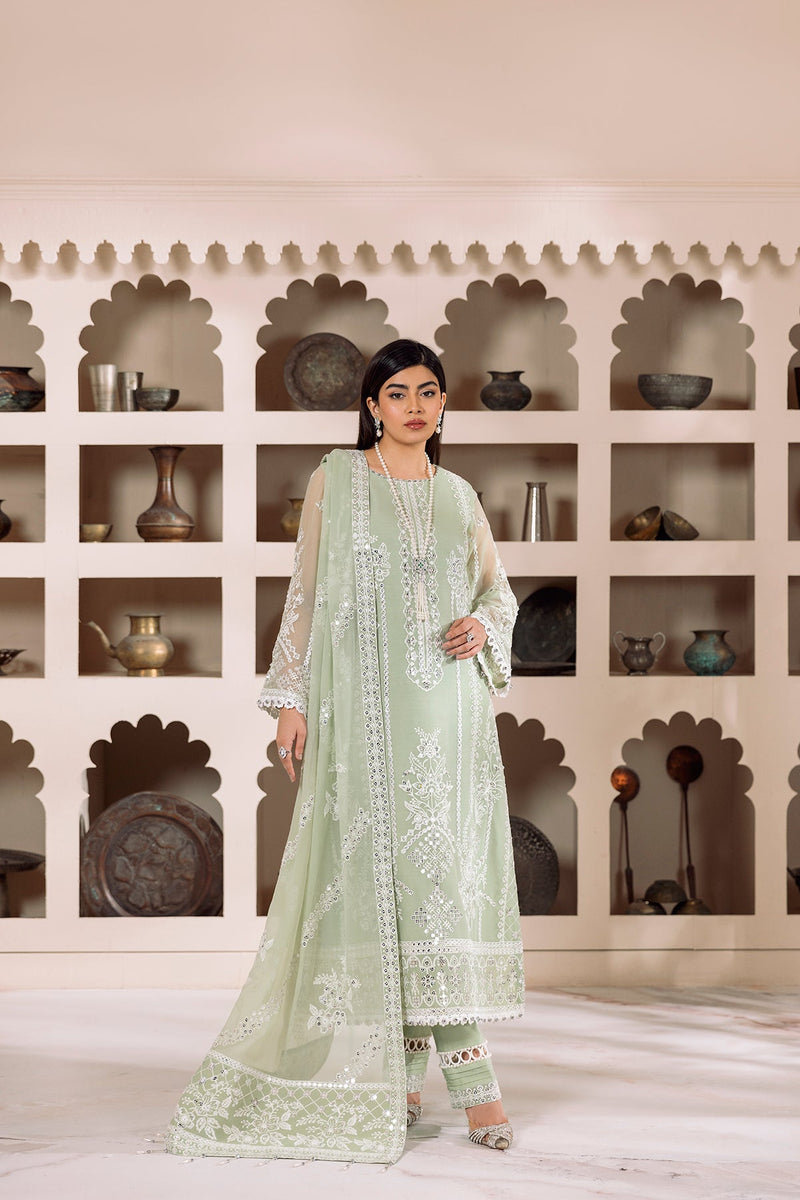 Alizeh Dua Luxury Formals – V01D04A- MEHRUNISA ( PISTA ) – YourLibaas