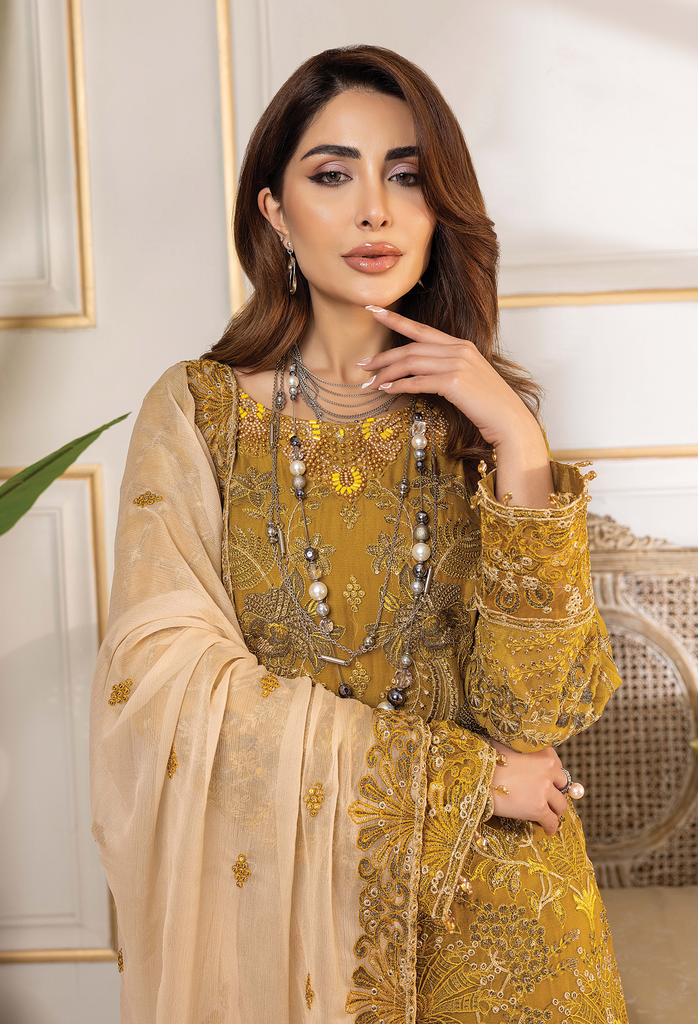 Adan's Libas Wisteria Chiffon Collection – Mirvat – YourLibaas