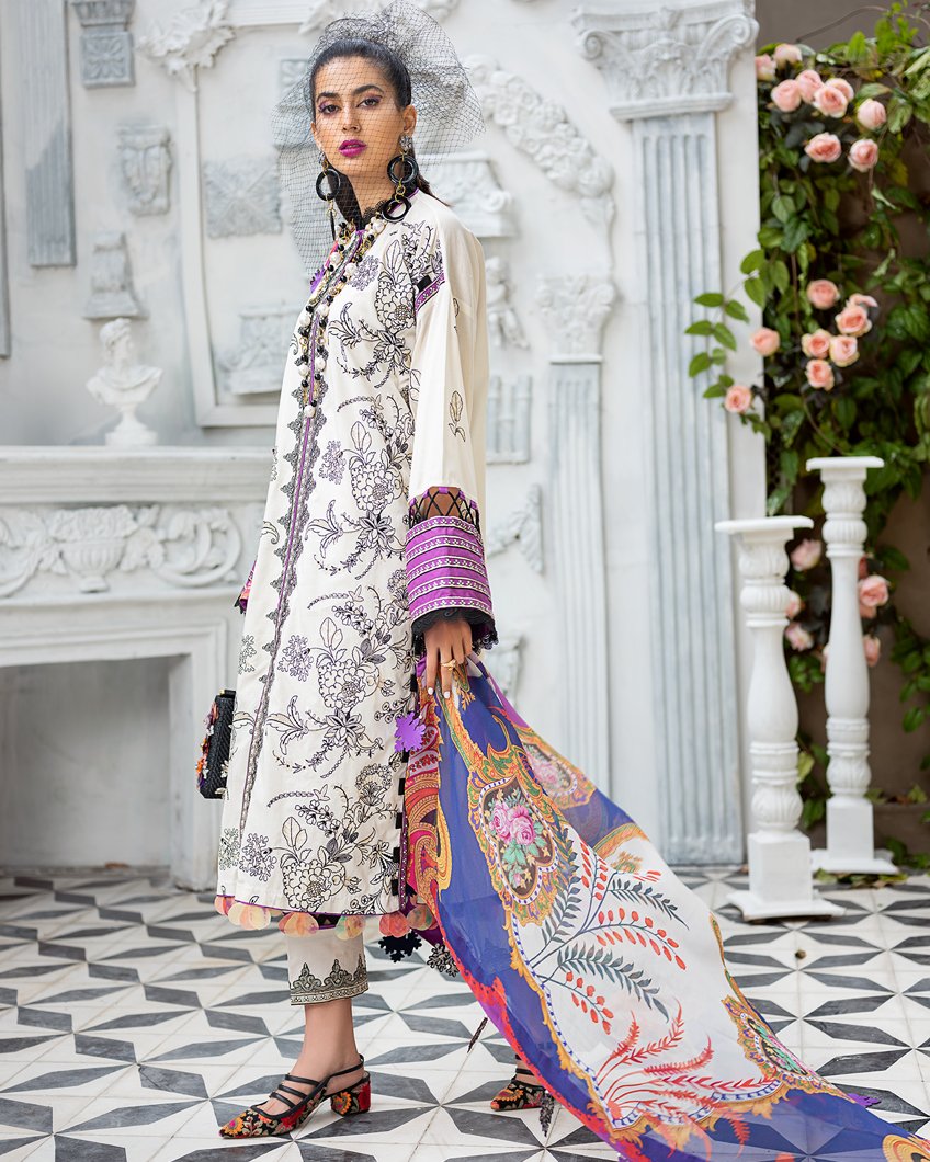 Zaha by Khadijah Shah – Spring/Summer Lawn Collection 2020 – YASMIN (Z ...