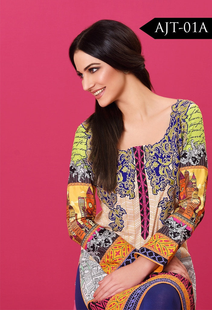Asim Jofa Pakistani Lawn Tunics Collection - AJT-1A – YourLibaas