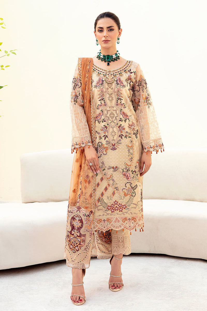 Ramsha Minhal Luxury Organza Formal Collection – M-901 – YourLibaas