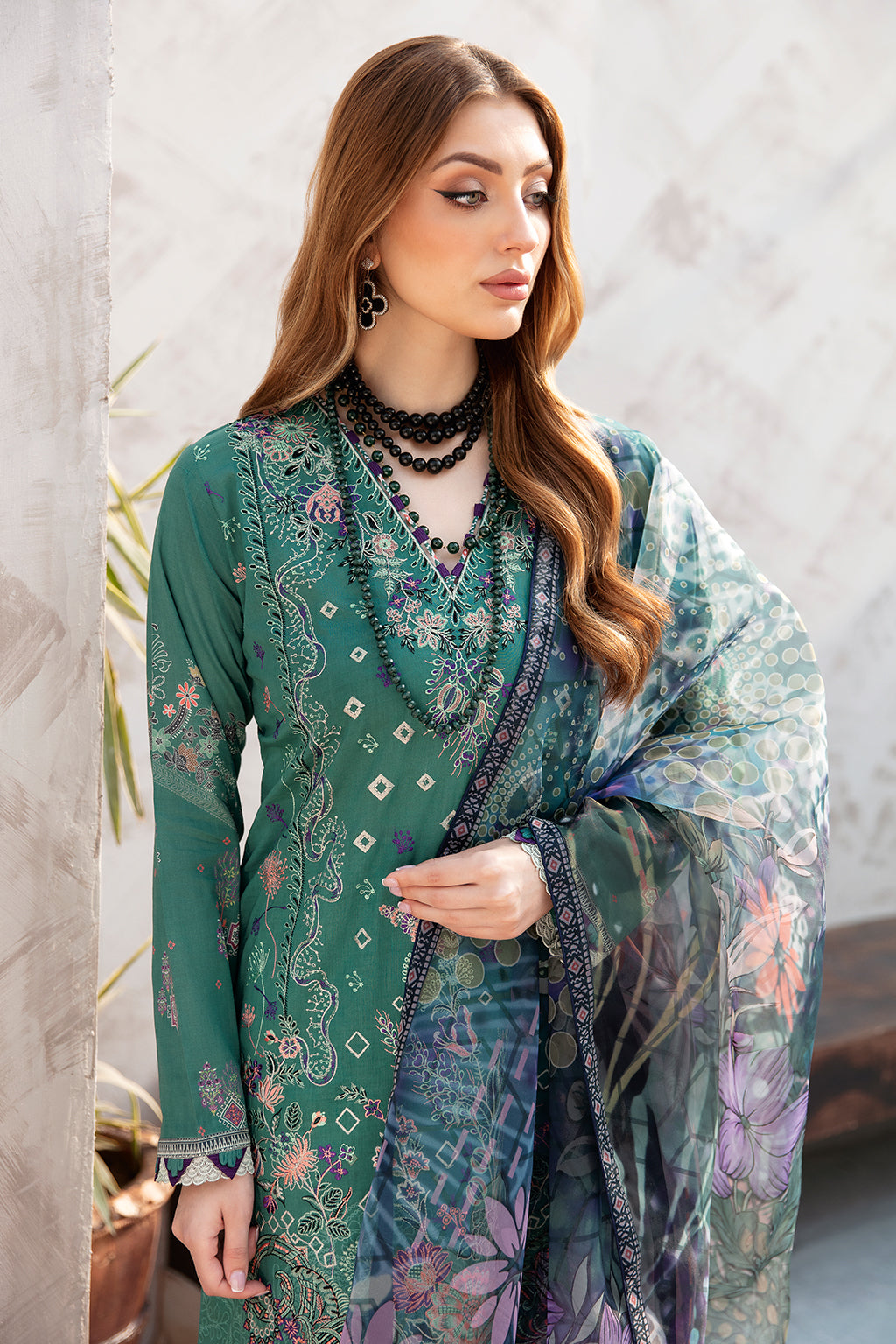 Ramsha Ghazal Luxury Lawn Collection 2024 – L-901 – YourLibaas