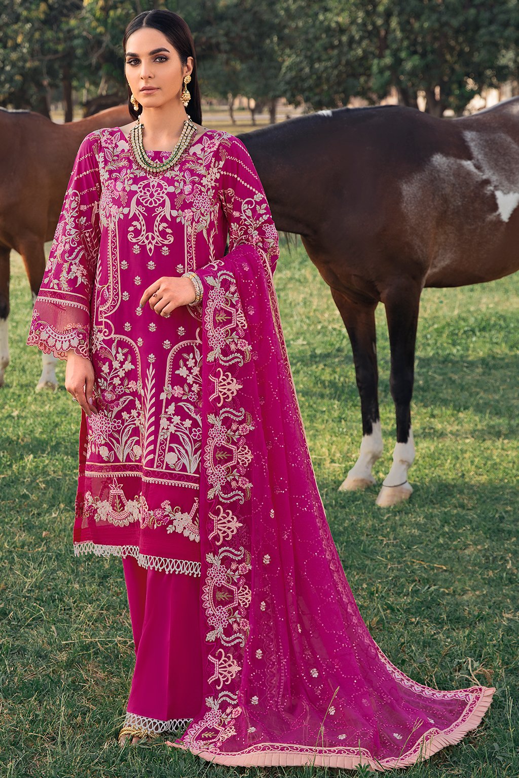 Ramsha Andaaz Luxury Lawn Collection – Z-107 – YourLibaas