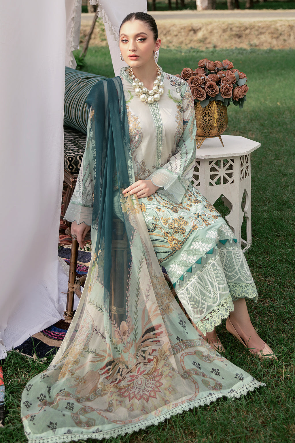Ramsha Reet Lawn Collection Vol-5 – R-502 – YourLibaas
