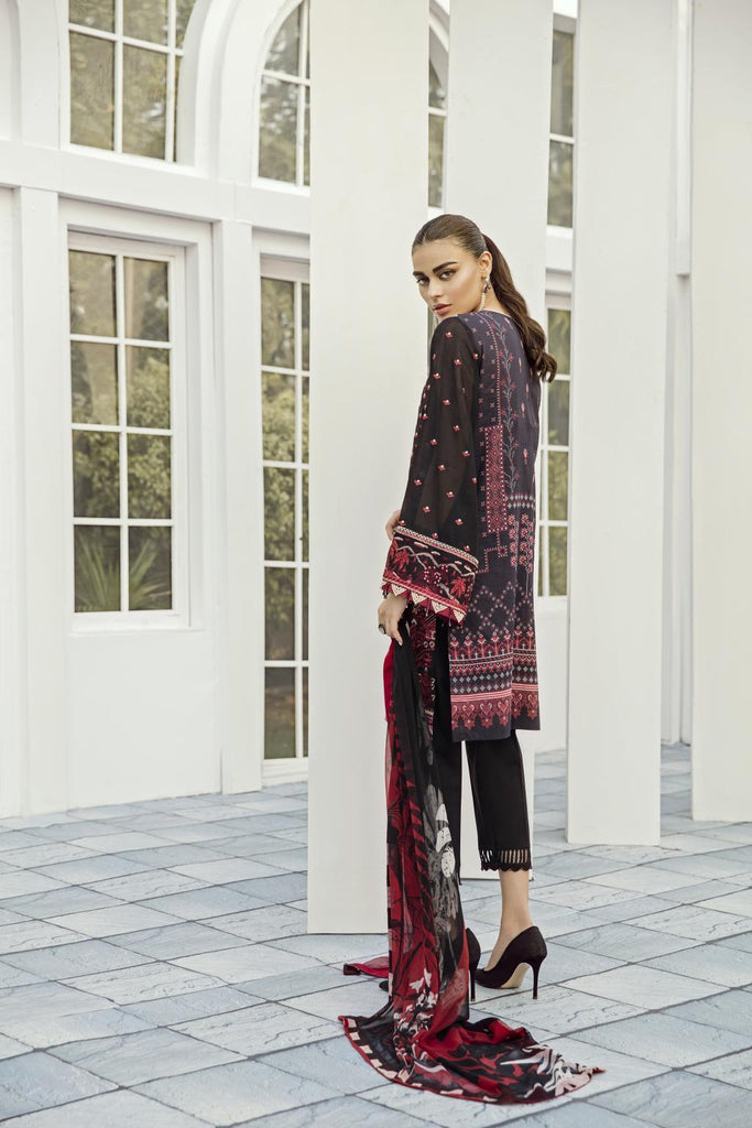 Baroque Fuchsia Lawn Collection Vol-2 2019 – Carnation – YourLibaas