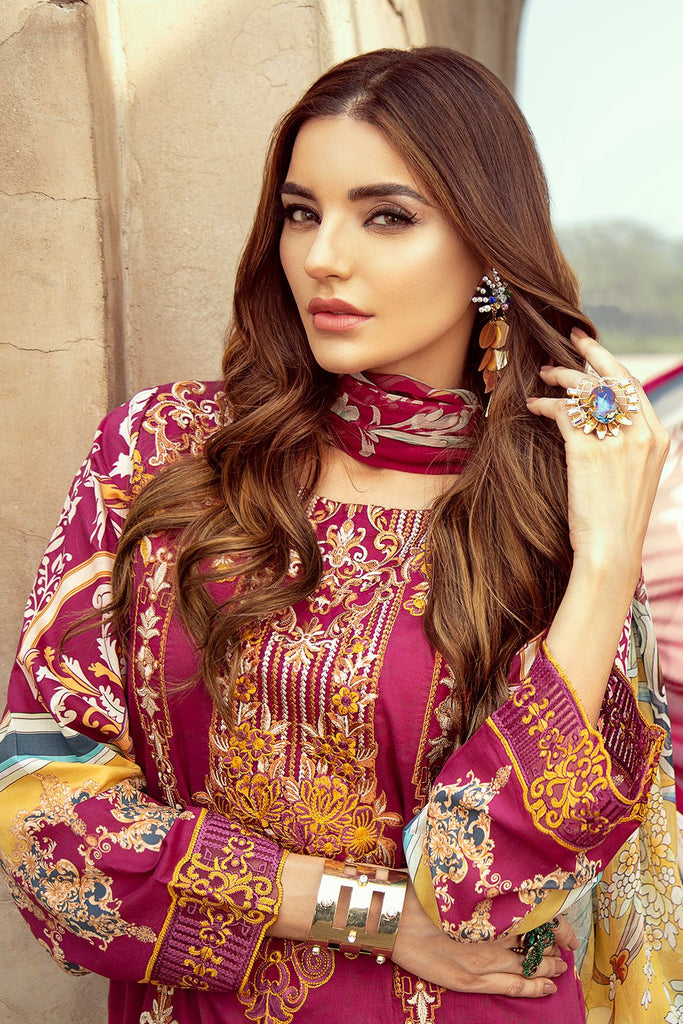 Ramsha Luxury Lawn Collection 2020 – C-201 – YourLibaas