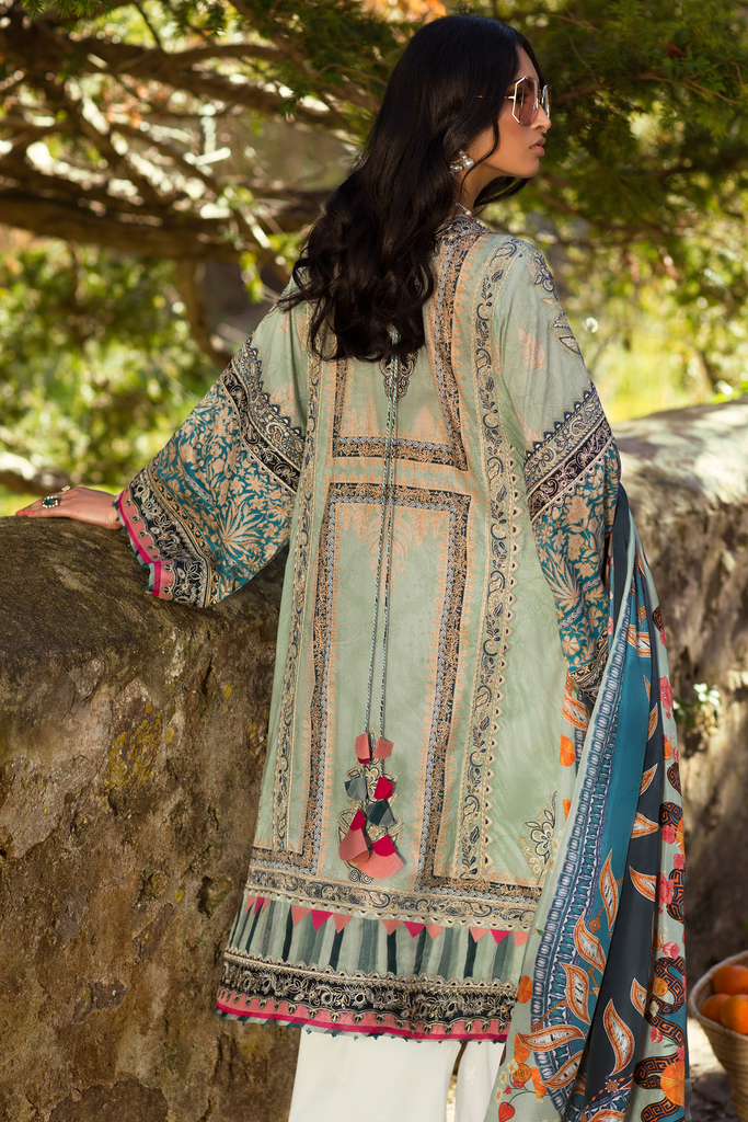 Élan Luxury Lawn Collection 2019 – EL-03 A (ALMENDRA) – YourLibaas