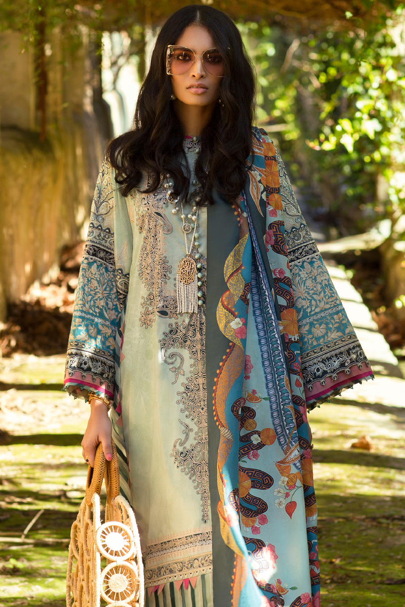 Élan Luxury Lawn Collection 2019 – EL-03 A (ALMENDRA) – YourLibaas