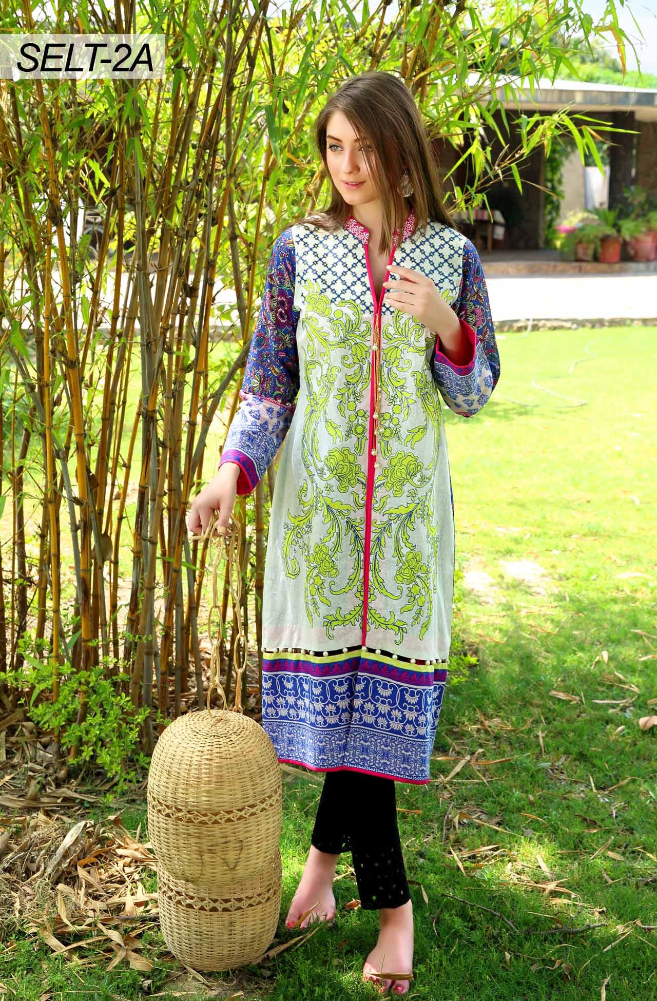 Sifona Embroidered Lawn Tunics '16 – 2A – YourLibaas