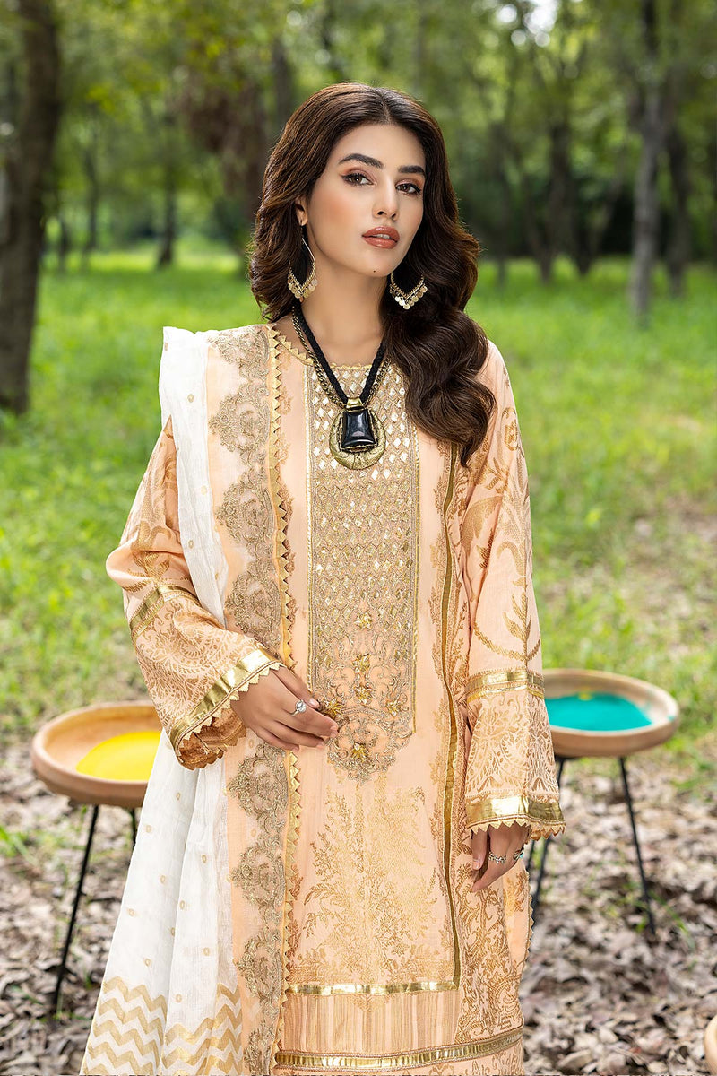 Charizma Mah-E-Noor Embroidered Cambric Jacquard Collection – CMN22-01 ...