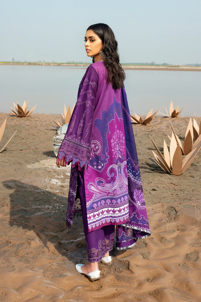 Baroque Luxury Lawn Collection 2021 – ALLIUM – YourLibaas