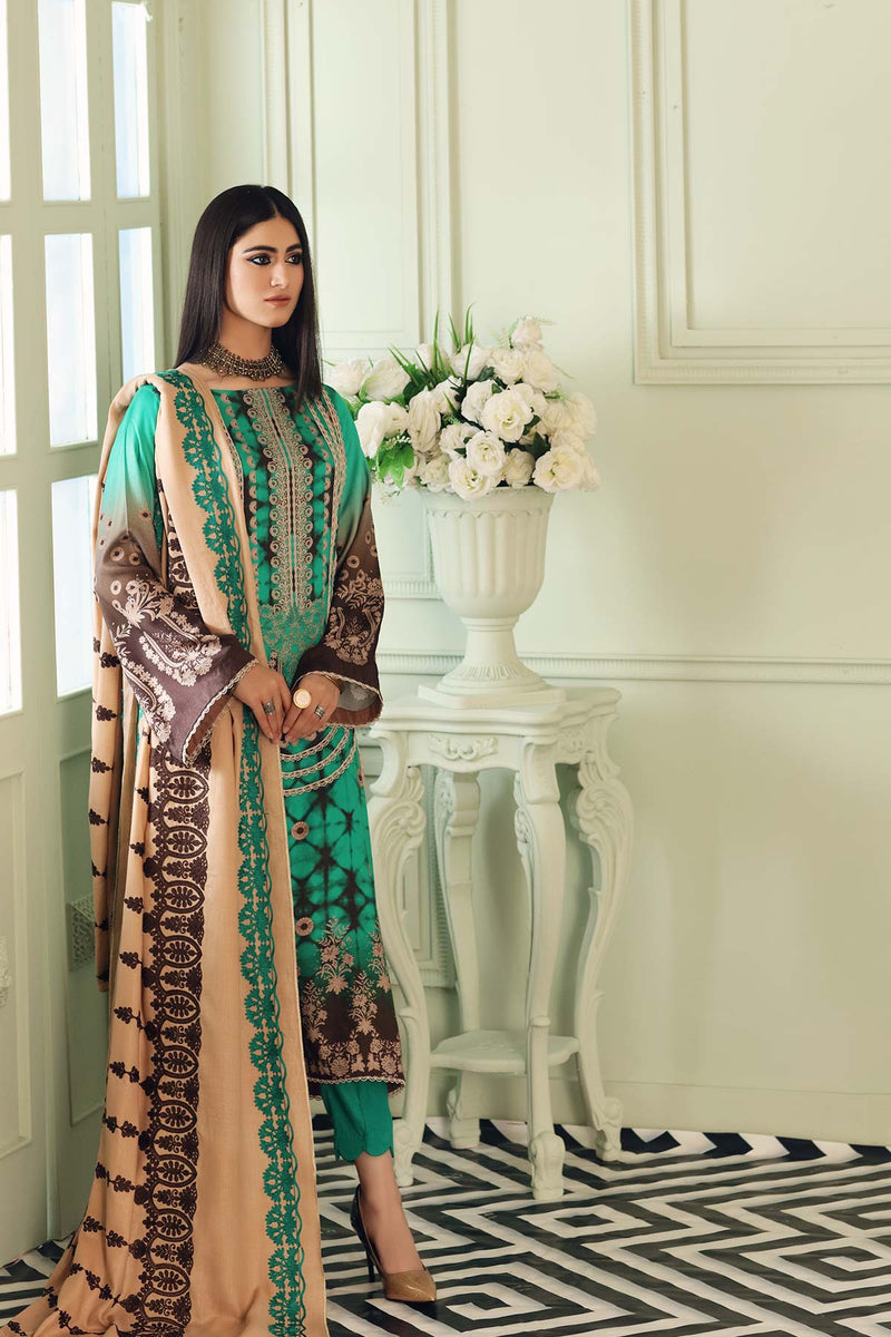 Charizma Aniiq · Printed Kotail Collection With Embroidered Pashmina S ...