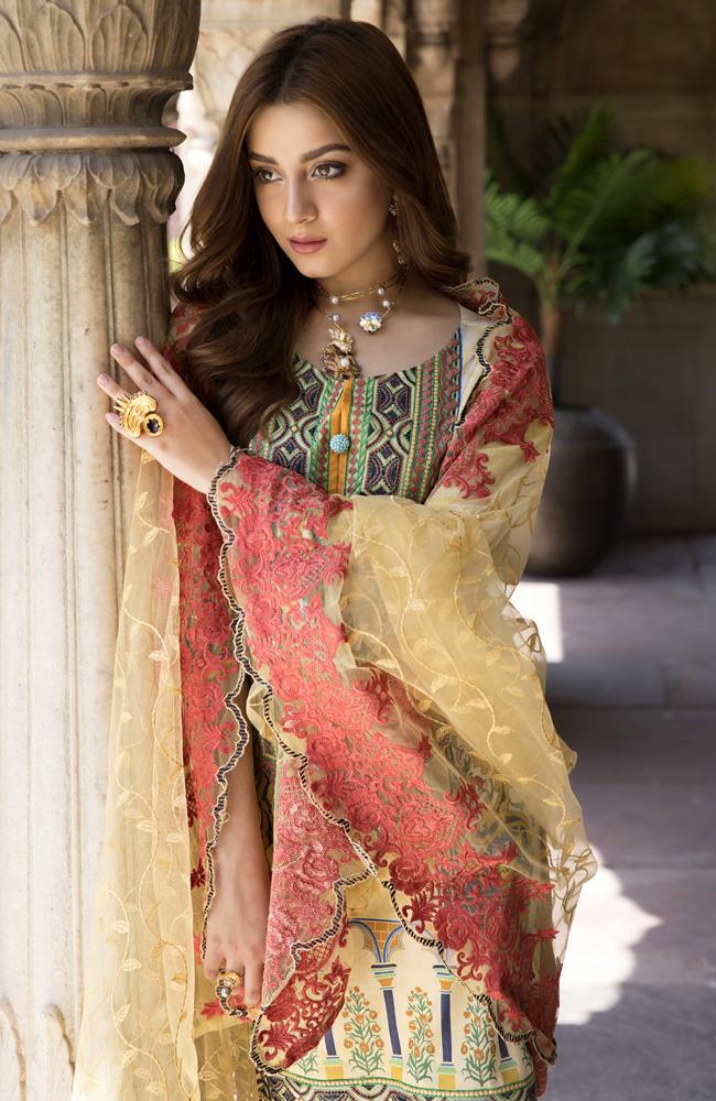 Satin Stitch Luxury Eid Collection 2019 – SS-03 – YourLibaas
