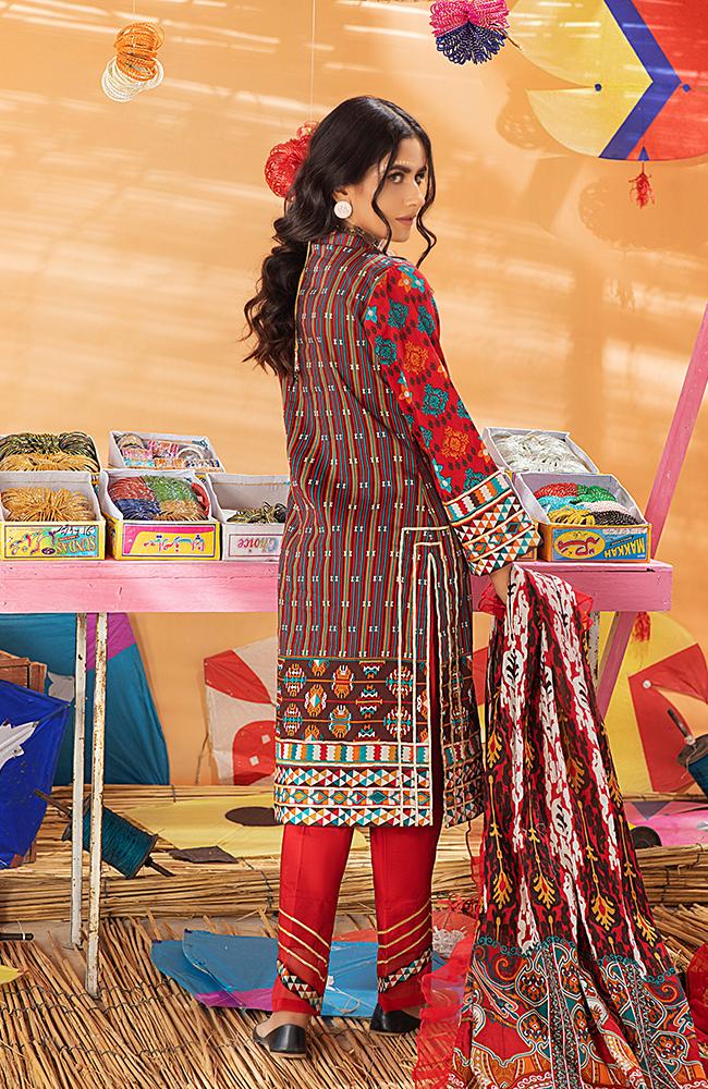 AlZohaib Monsoon Chunri Lawn Collection '21 – 05A – YourLibaas