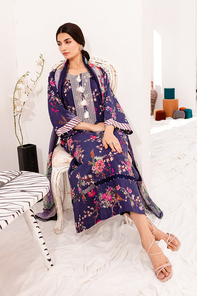 Tabeer Printkari Summer Lawn Collection – Leyla – YourLibaas