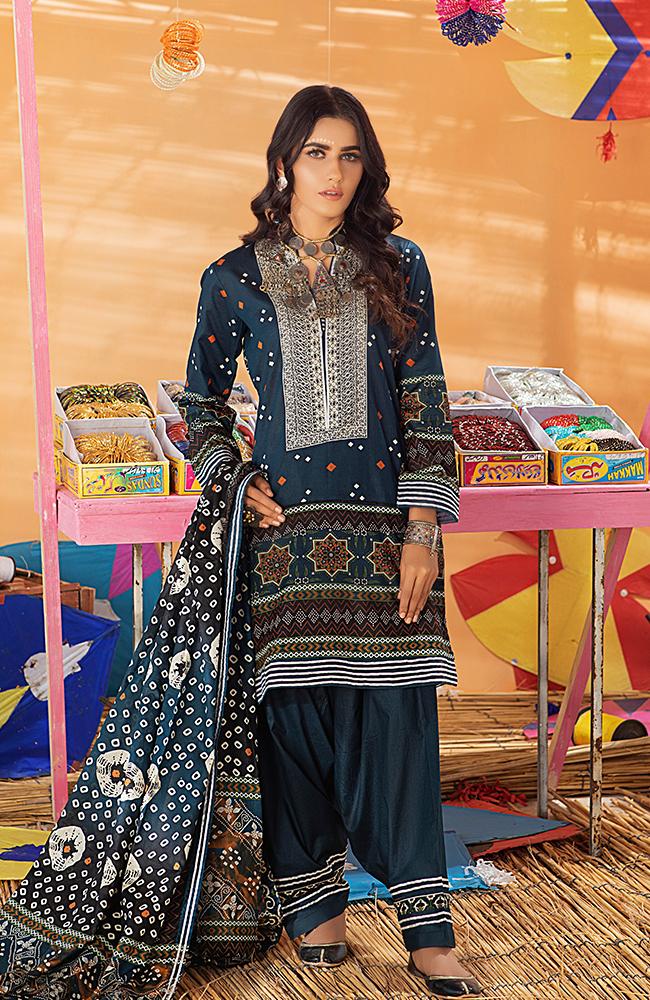 AlZohaib Monsoon Chunri Lawn Collection '21 – 07A – YourLibaas