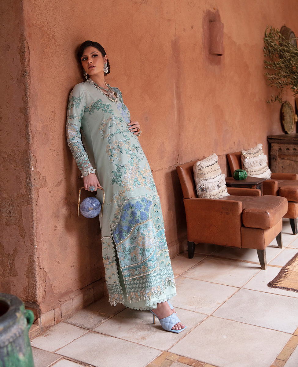 Republic Womenswear Amaani Luxury Lawn Eid Collection – D3-B - Nora ...