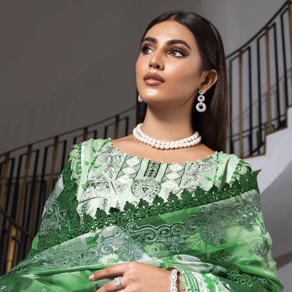 Aafreen Embroidered Sheesha Work Lawn Collection Vol-6 – AF-37 – YourLibaas