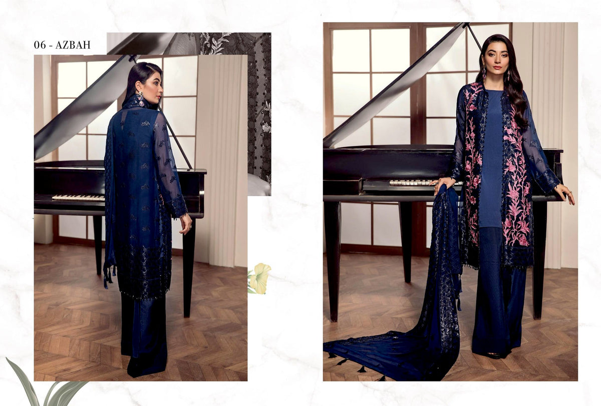 Alizeh Embroidered Chiffon Collection Vol-ll – 06 - AZBAH – YourLibaas