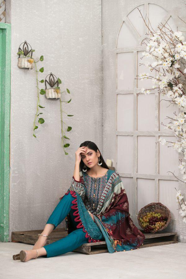 Amna Sohail Moorea Linen Collection by Tawakkal – D-5989-A – YourLibaas
