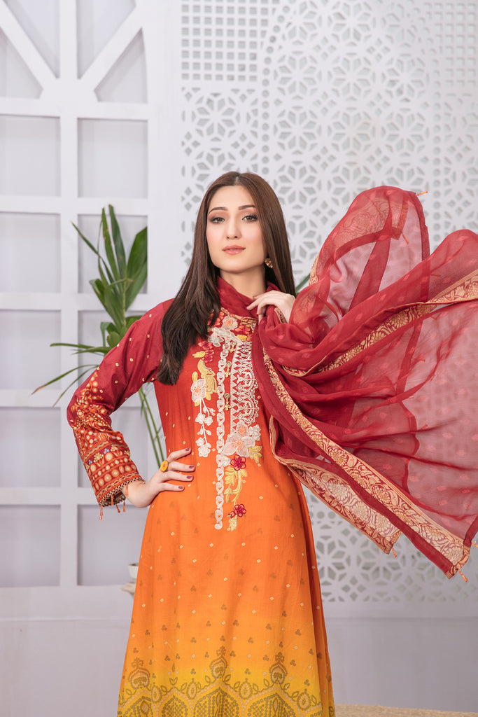 Amna Sohail by Tawakkal · Anabella Lawn Collection 2022 – D-7233 – YourLibaas