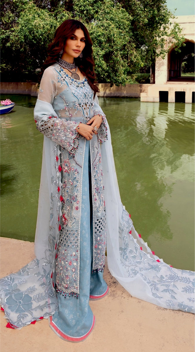 Anaya by Kiran Chaudhry · Hand Embellished & Embroidered Chiffon Colle ...