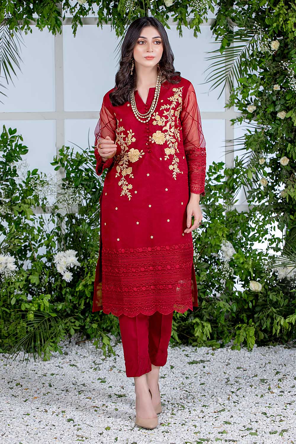 Azure Luxury Formal Shirt Collection – Metallic Rouge – YourLibaas
