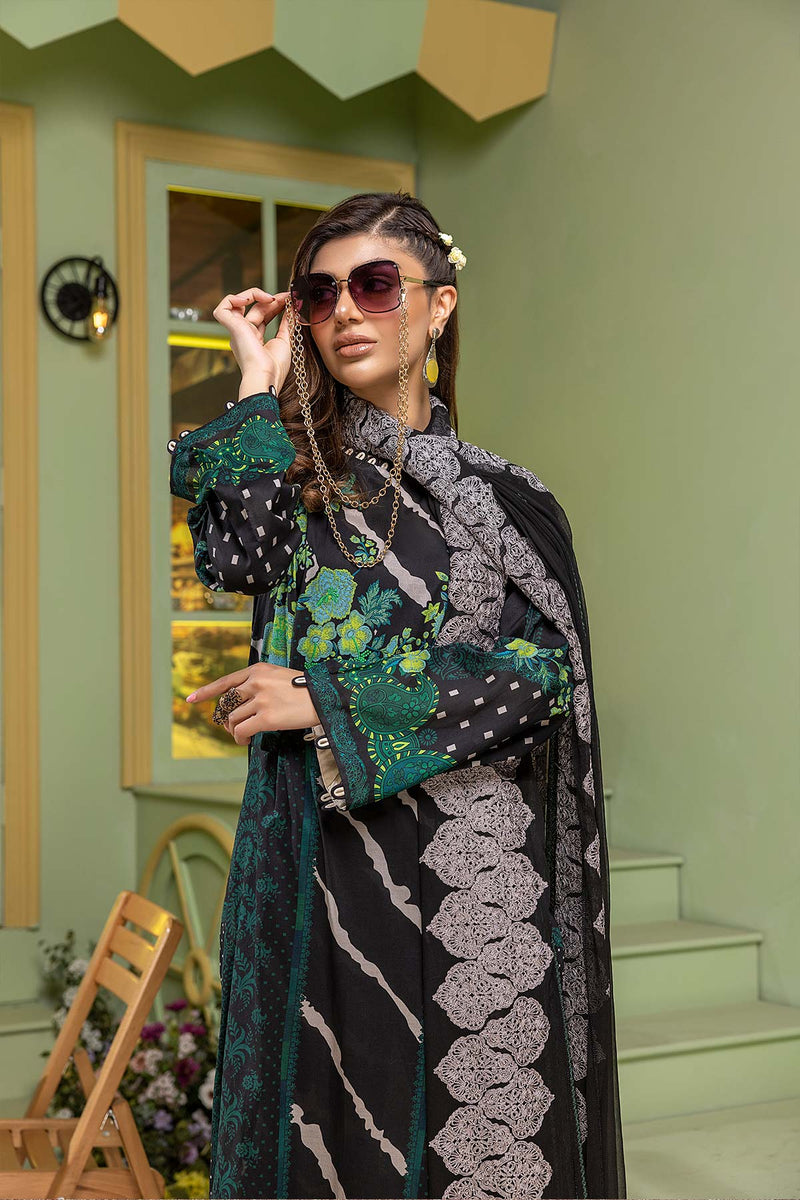 Charizma Combinations · Embroidered Lawn Suit With Embroidered Chiffon ...