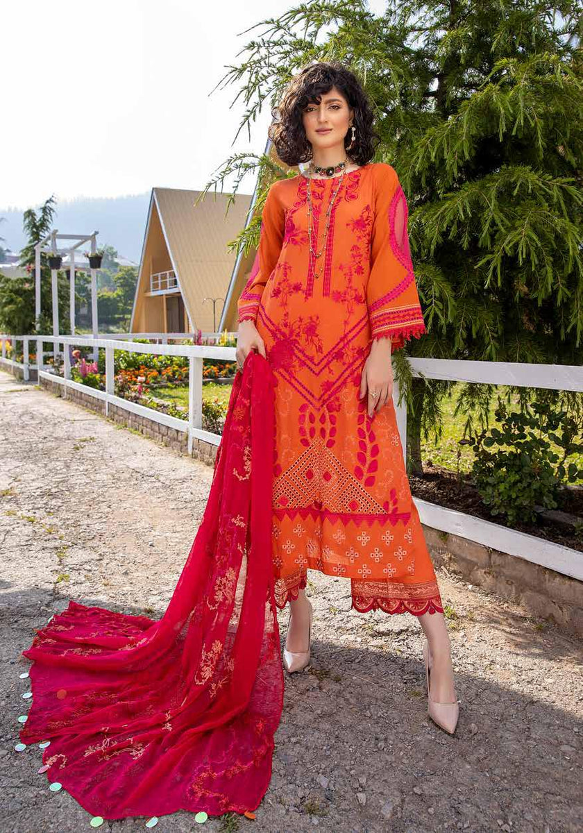 Charizma Reem · Embroidered Lawn Collection with Chiffon Dupatta – DN ...