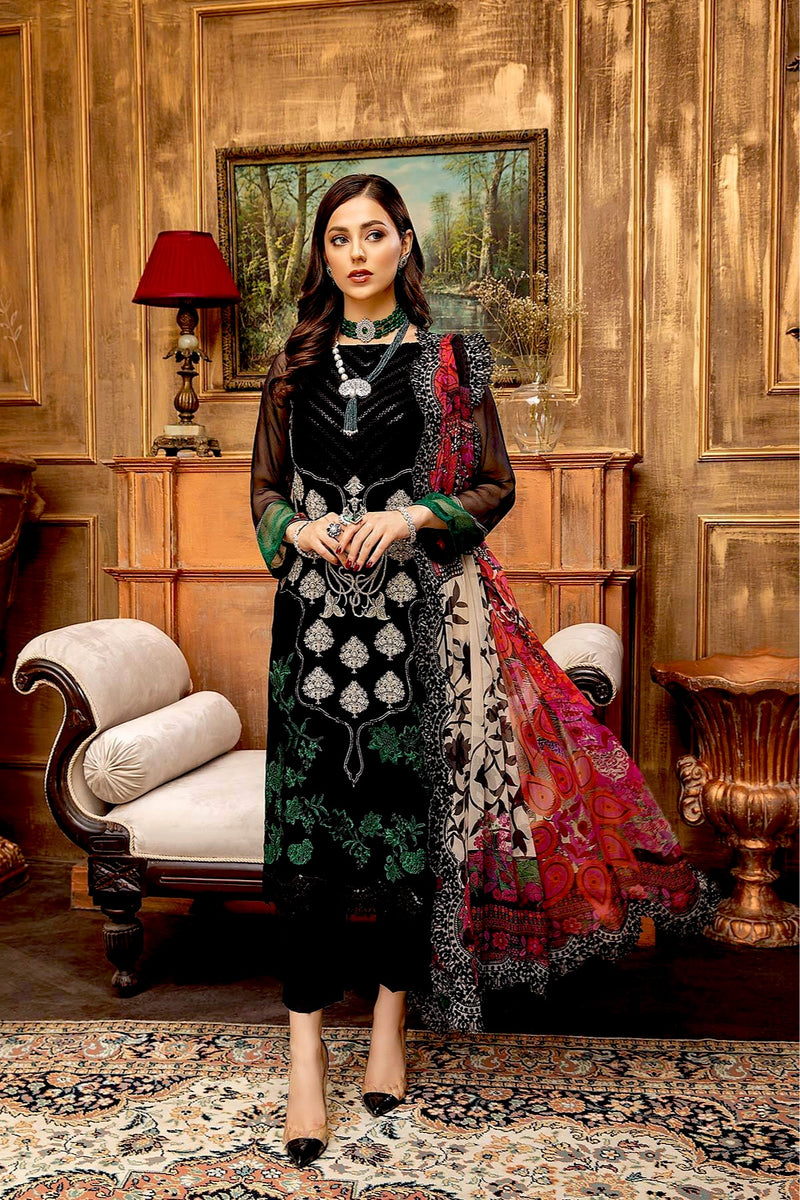 Charizma Vasal Embroidered Chiffon Collection 2021 – VSL-01 – YourLibaas