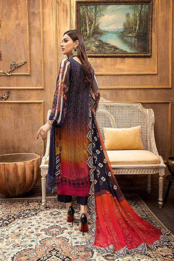 Charizma Vasal Embroidered Chiffon Collection 2021 – VSL-04 – YourLibaas