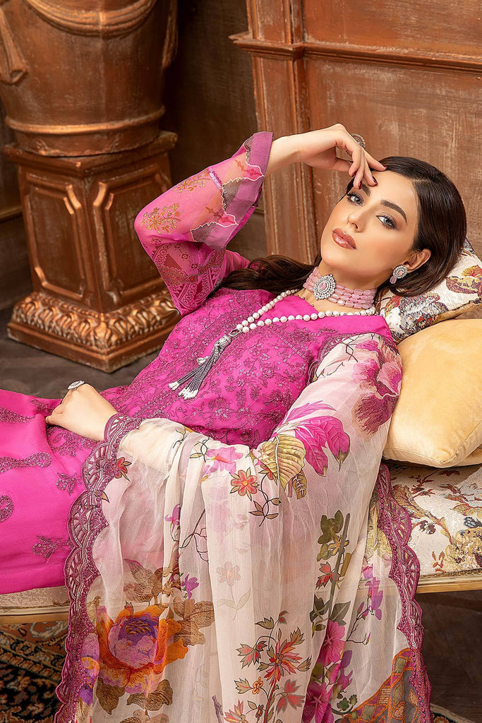 Charizma Vasal Embroidered Chiffon Collection 2021 – VSL-06 – YourLibaas