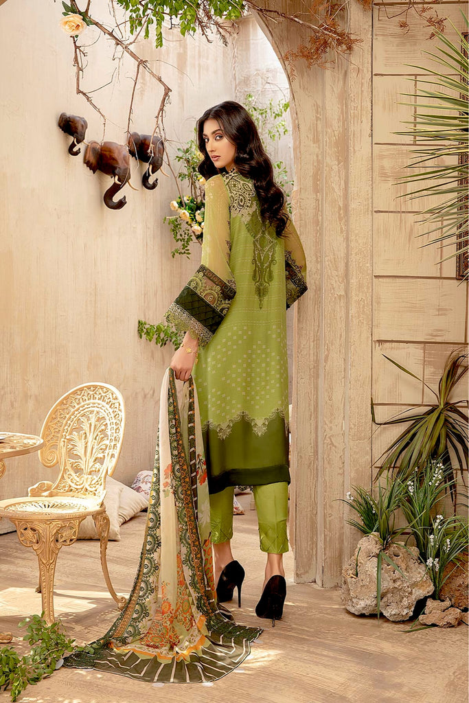 Charizma Vasal Embroidered Chiffon Collection 2021 – VSL-11 – YourLibaas