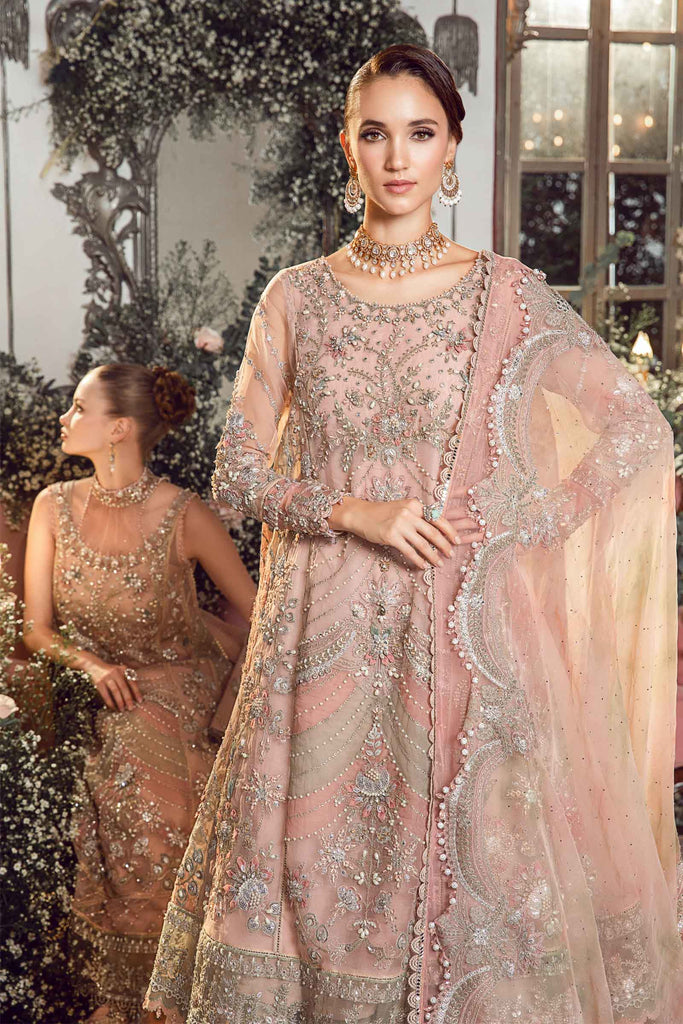 MARIA.B MBroidered Luxury Wedding Formals – Pastel Pink BD-2706 ...