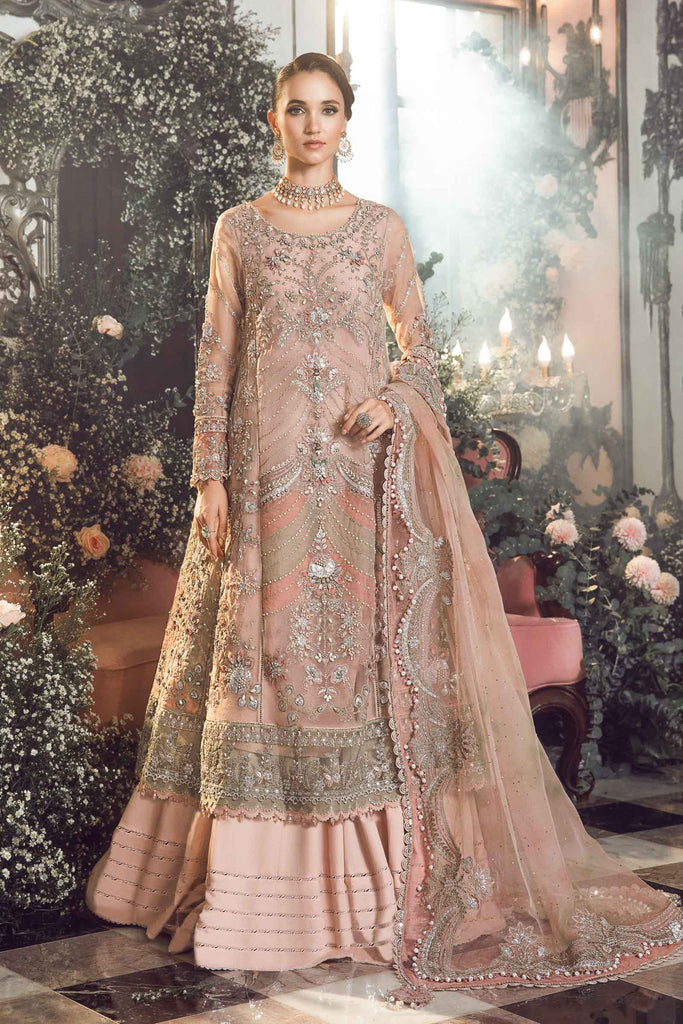MARIA.B MBroidered Luxury Wedding Formals – Pastel Pink BD-2706 ...