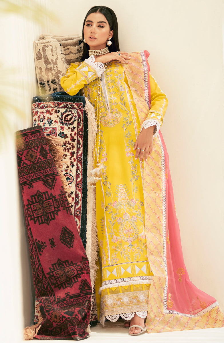 Maryum N Maria Amaya – Formal Dress - Mustard Voire (MLFD-113) – YourLibaas