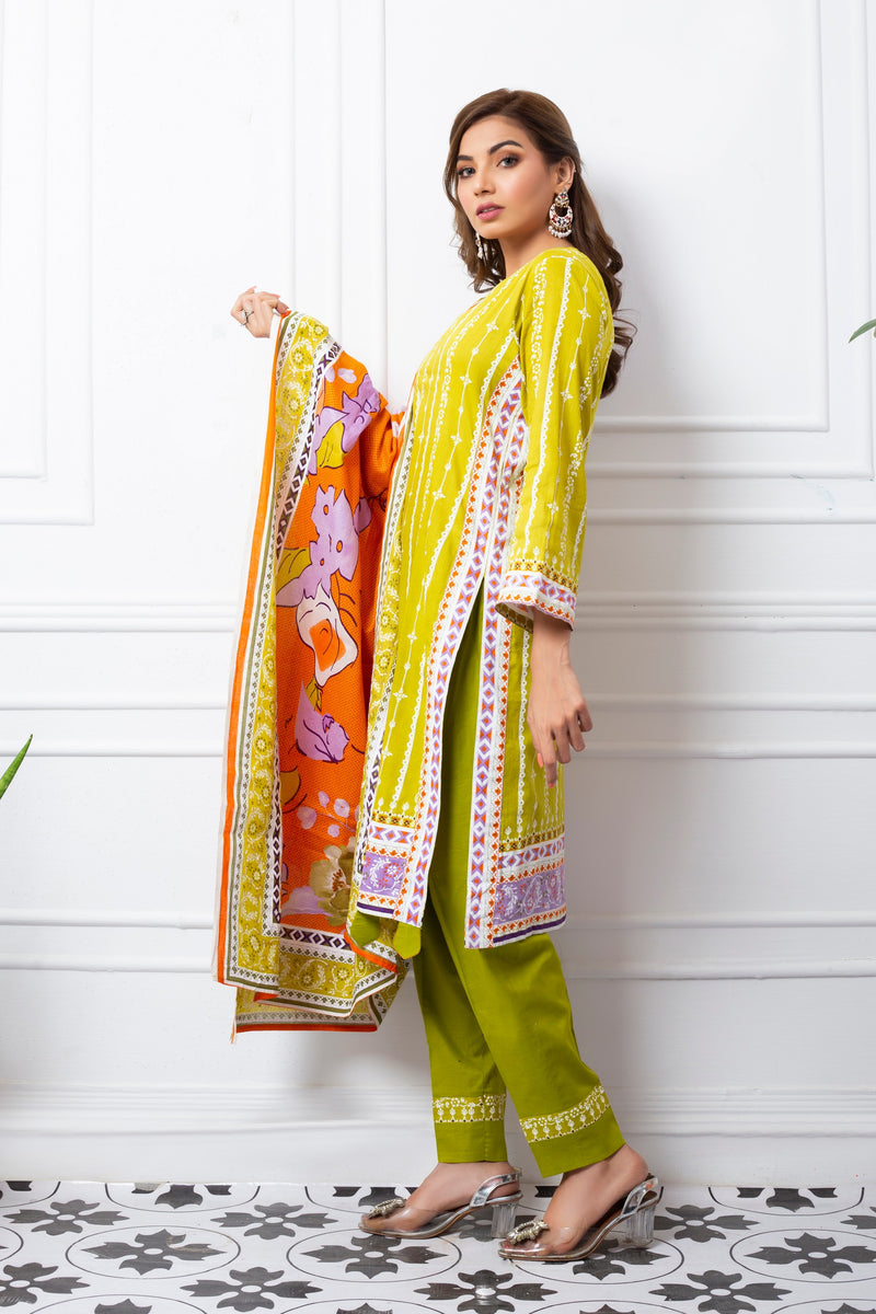 Erum Misha Printed Lawn Collection Vol-8 – EMV8-3A – YourLibaas