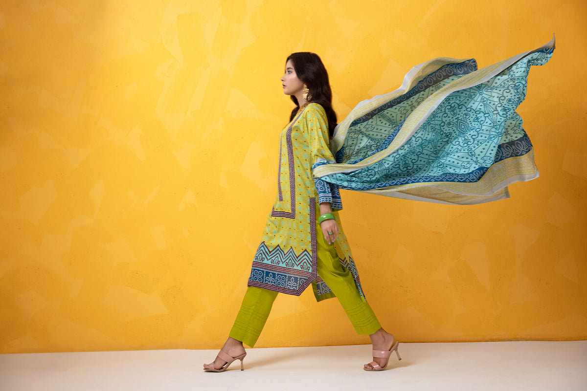 Erum Misha Printed Lawn Collection Vol-9 – EM9-3A – YourLibaas