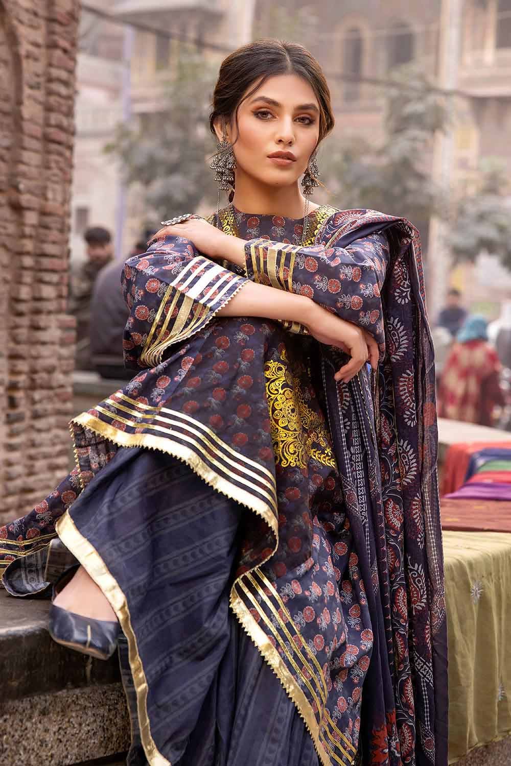 Gul Ahmed Summer Vintage Garden – 3PC Lawn Foil Printed Suit CL-32445 ...