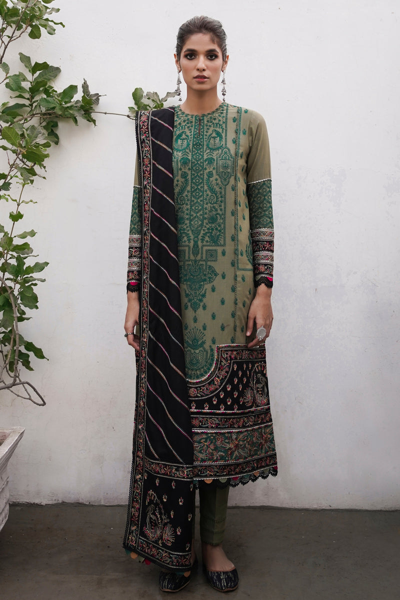 Jazmin Shahtoosh Luxury Winter Khaddar Collection – Raina – YourLibaas