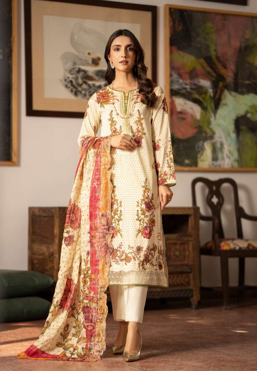 Mahajal Lawn by GullJee – Design-A4 – YourLibaas