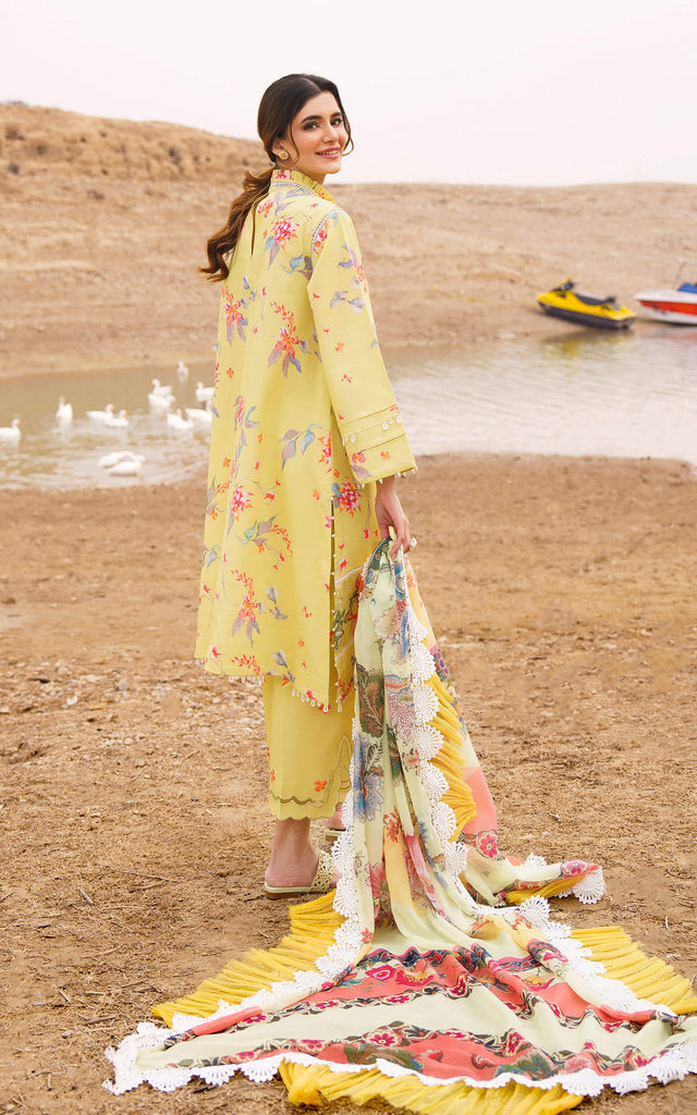 Asifa & Nabeel Meraki Lawn Collection – ORCHID-U141M007 | Lawn – YourLibaas