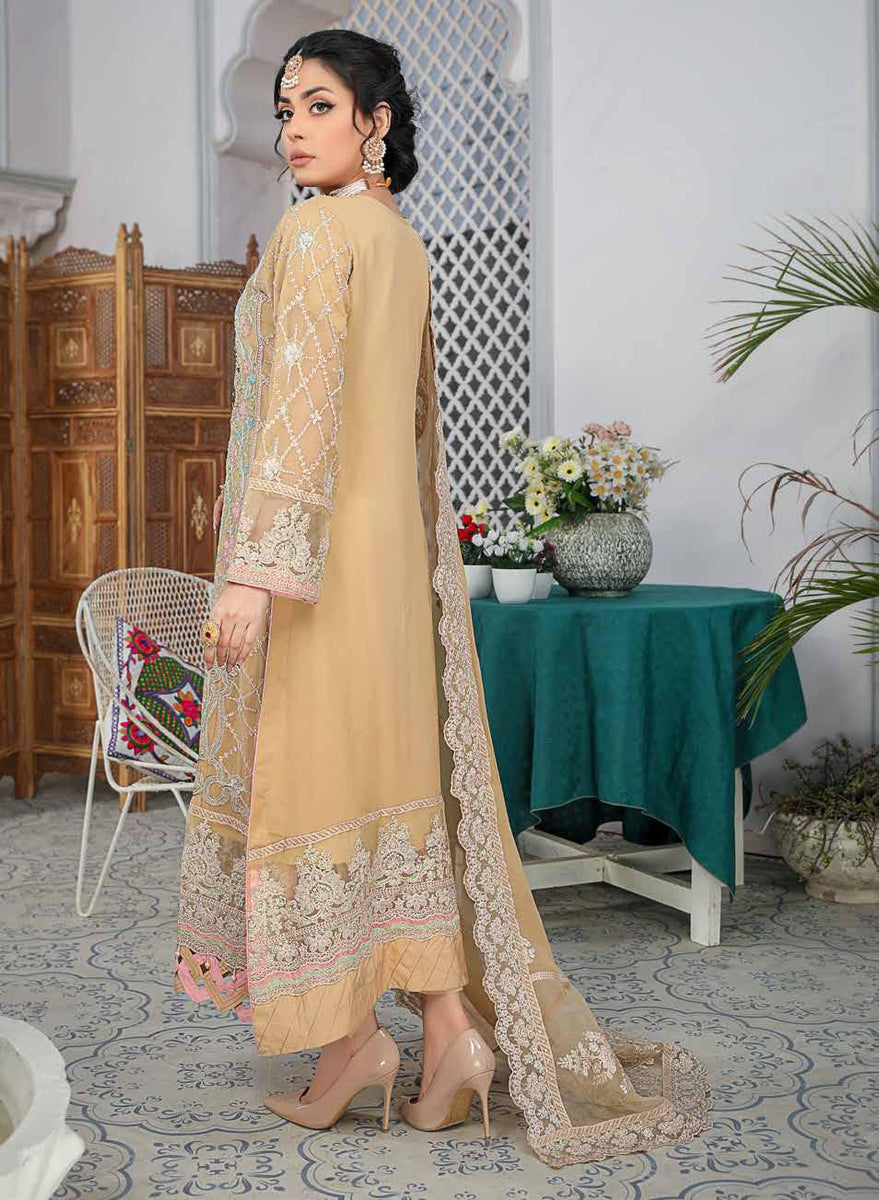 Poshak Mehrab Luxury Chiffon Collection – D-4 – YourLibaas