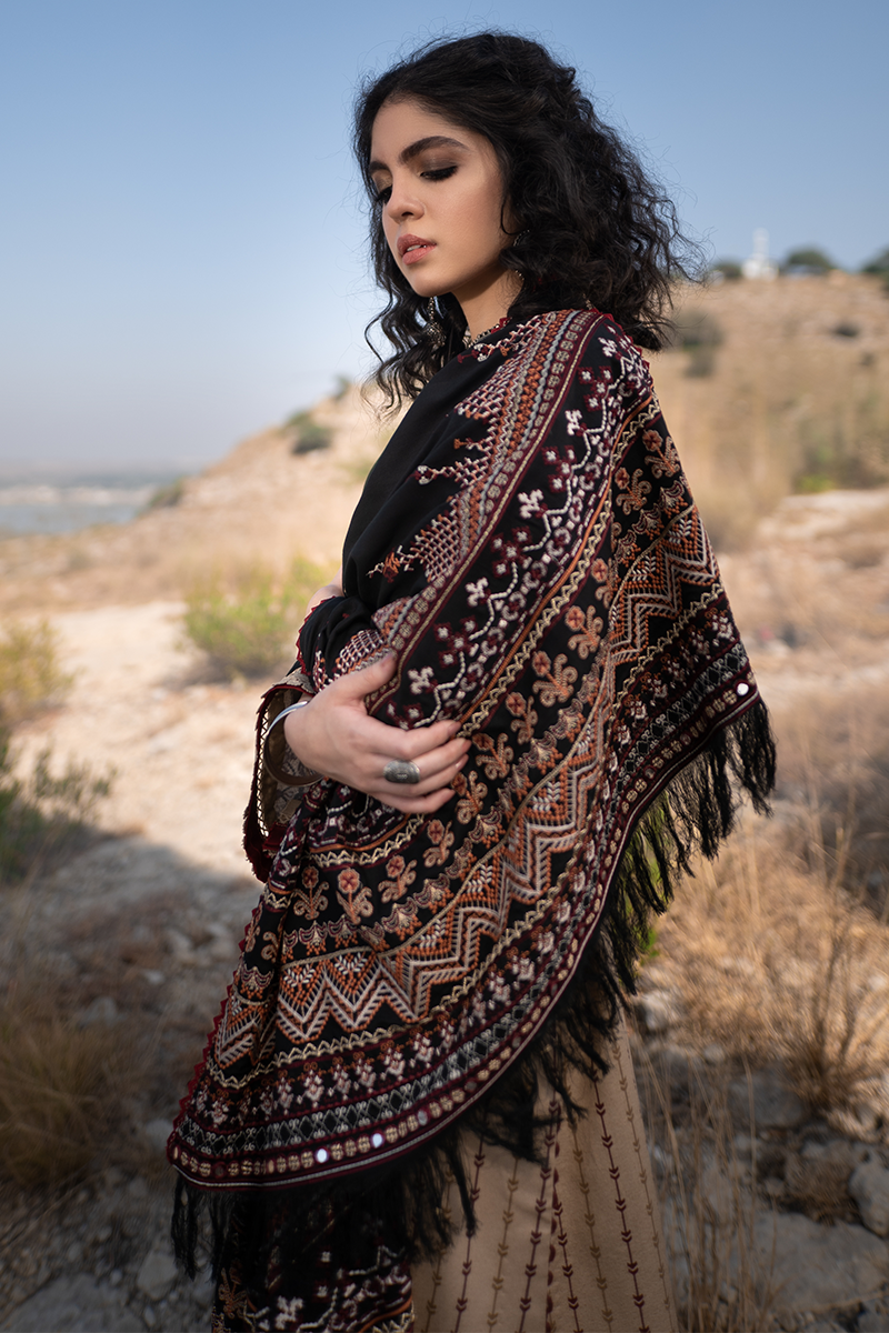 Qalamkar Luxury Winter Collection (with Shawl) 2020 – KS-08 – YourLibaas