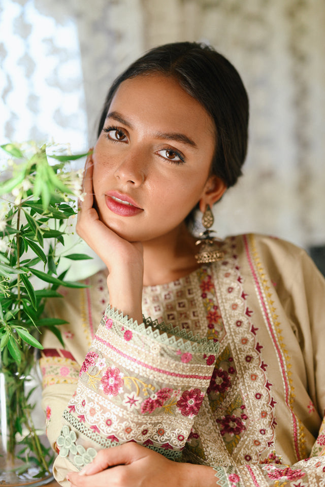 Qalamkar Qline Linen Collection – VL-09 MAHRUKH – YourLibaas