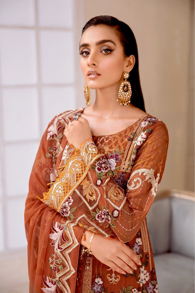 Ramsha Chevron Chiffon Collection Vol-4 – A-412 – YourLibaas