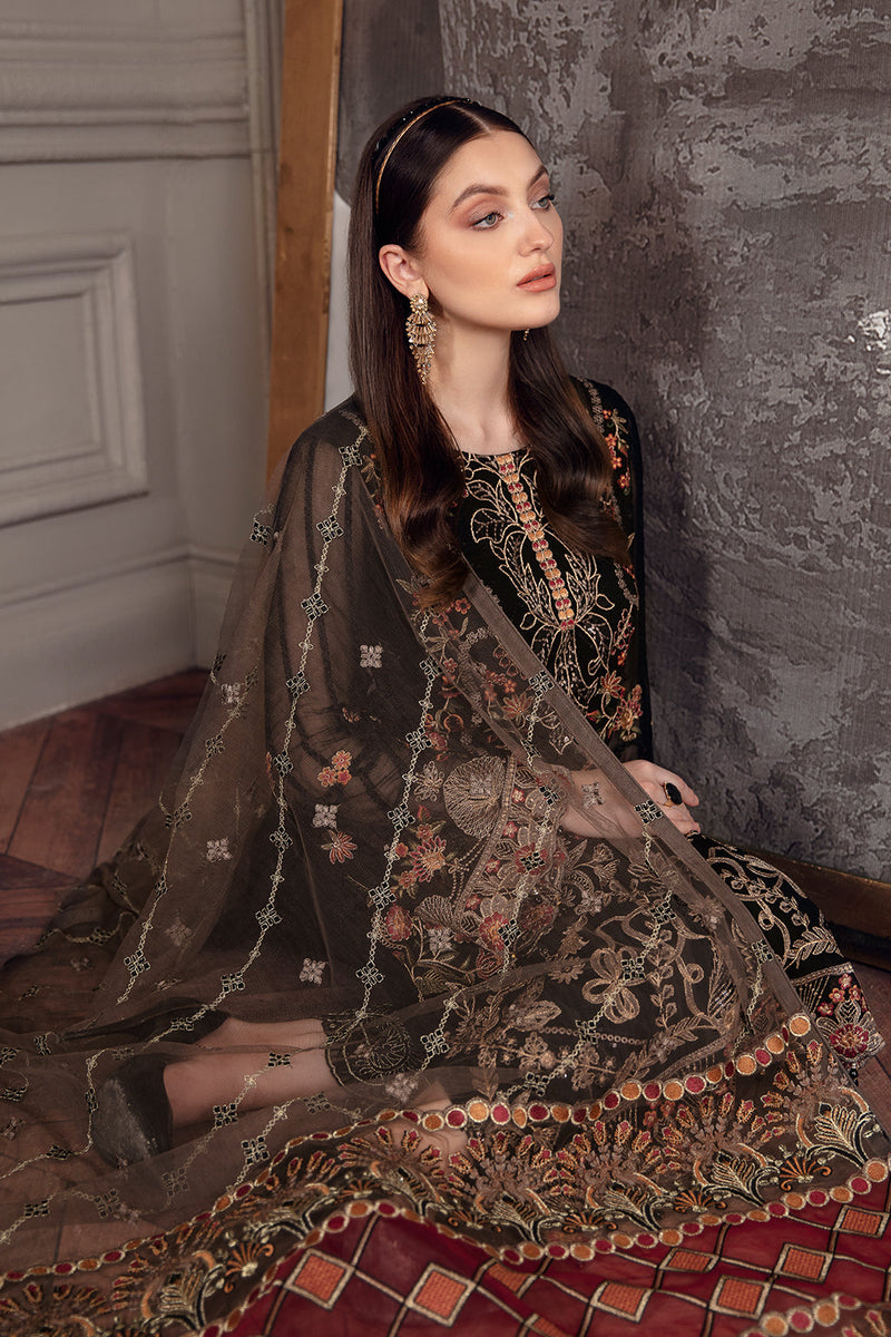 Ramsha Chevron Chiffon Collection Vol-5 – A-501 – YourLibaas