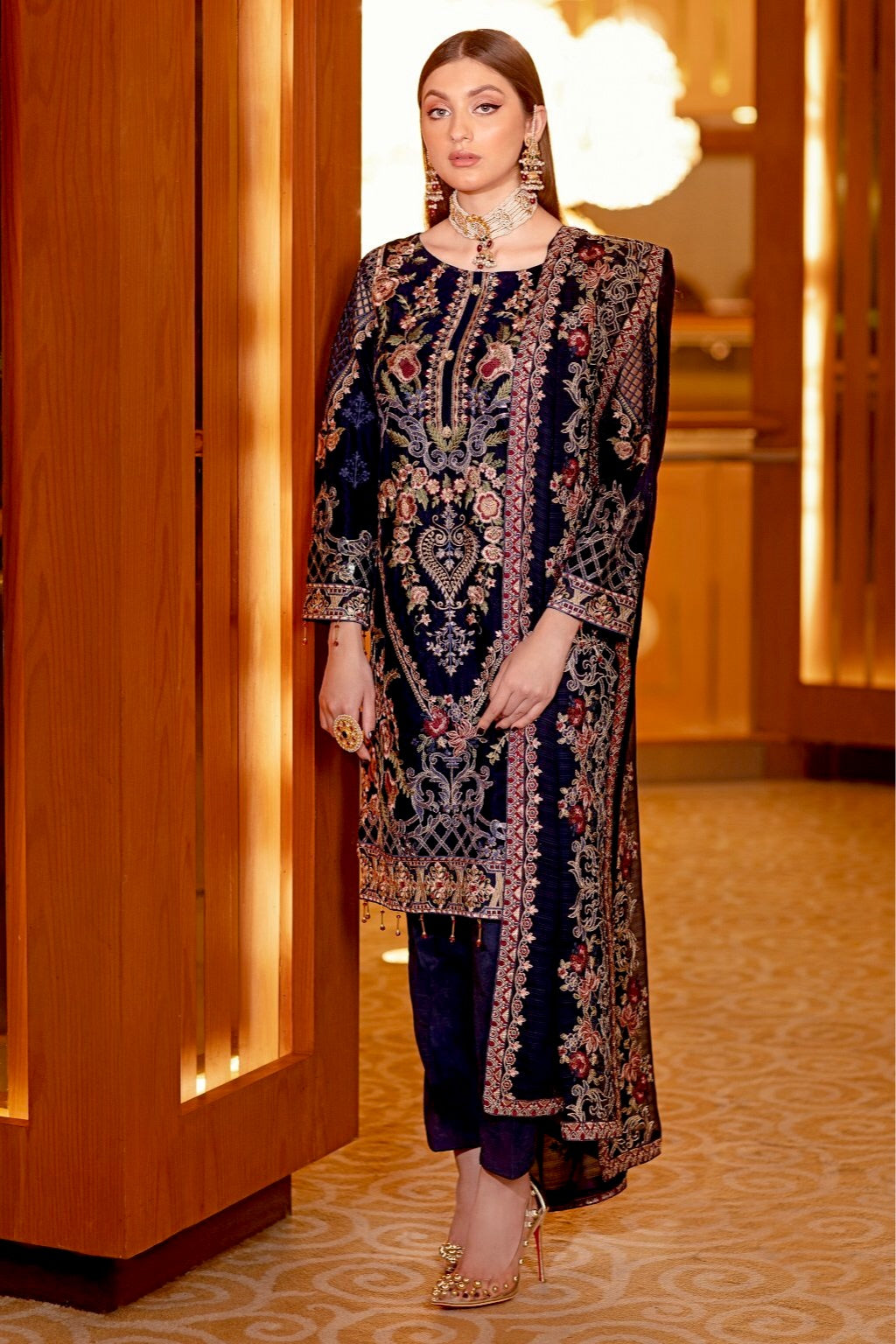 Ramsha Velvet Collection Vol-3 – V-301 – YourLibaas