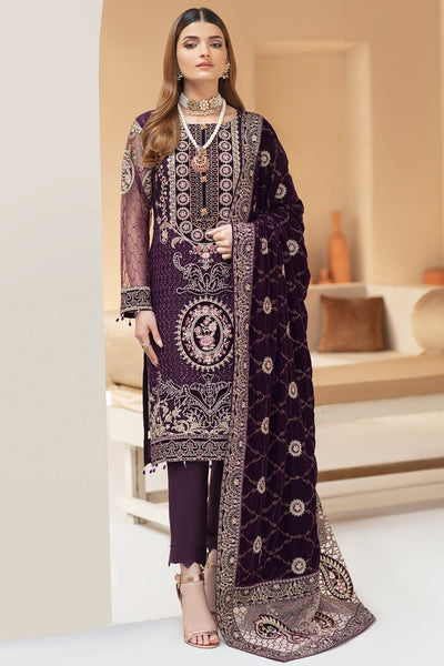 Ramsha Velvet Collection Vol-4 – V-408 – YourLibaas